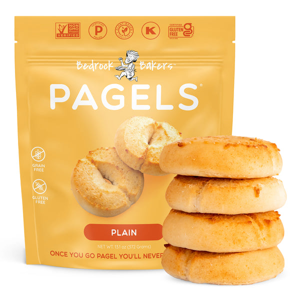 Plain Pagels 4/Pack - Bedrock Bakers